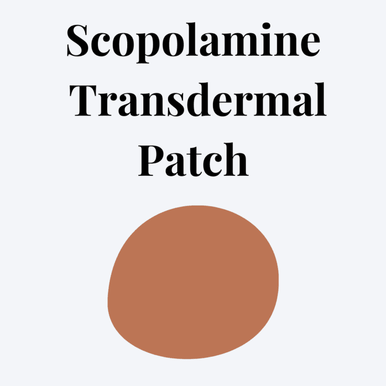 Scopolamine Transdermal Patch : Overview, Uses, Side Effects ...
